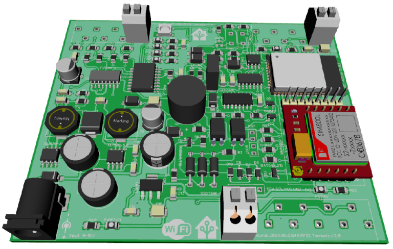 GSM-Tasmota-MQTT-ESP32 New Project V2.0 – LetsMakeRobot